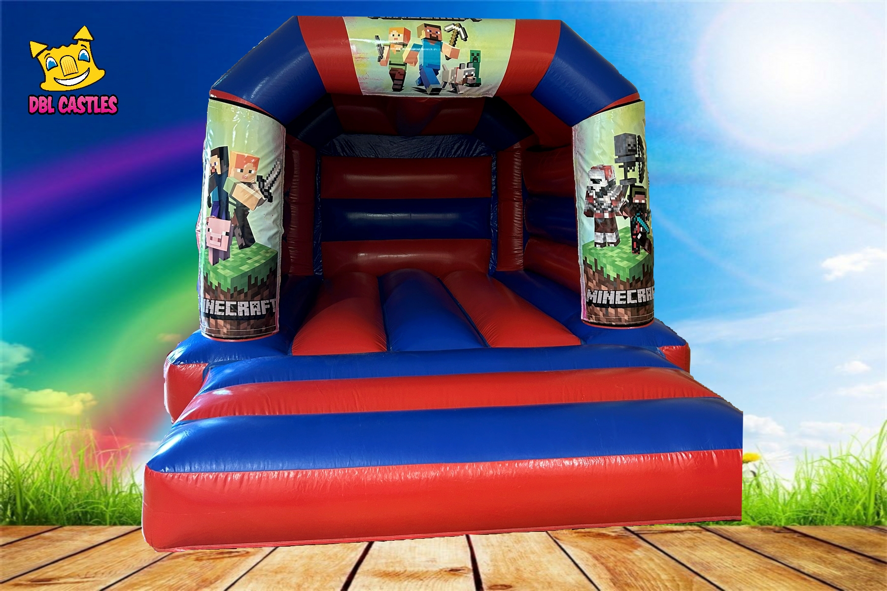 Minecraft - Bouncy Castle Hire & Rodeo Bull Hire in Bury St Edmunds ...