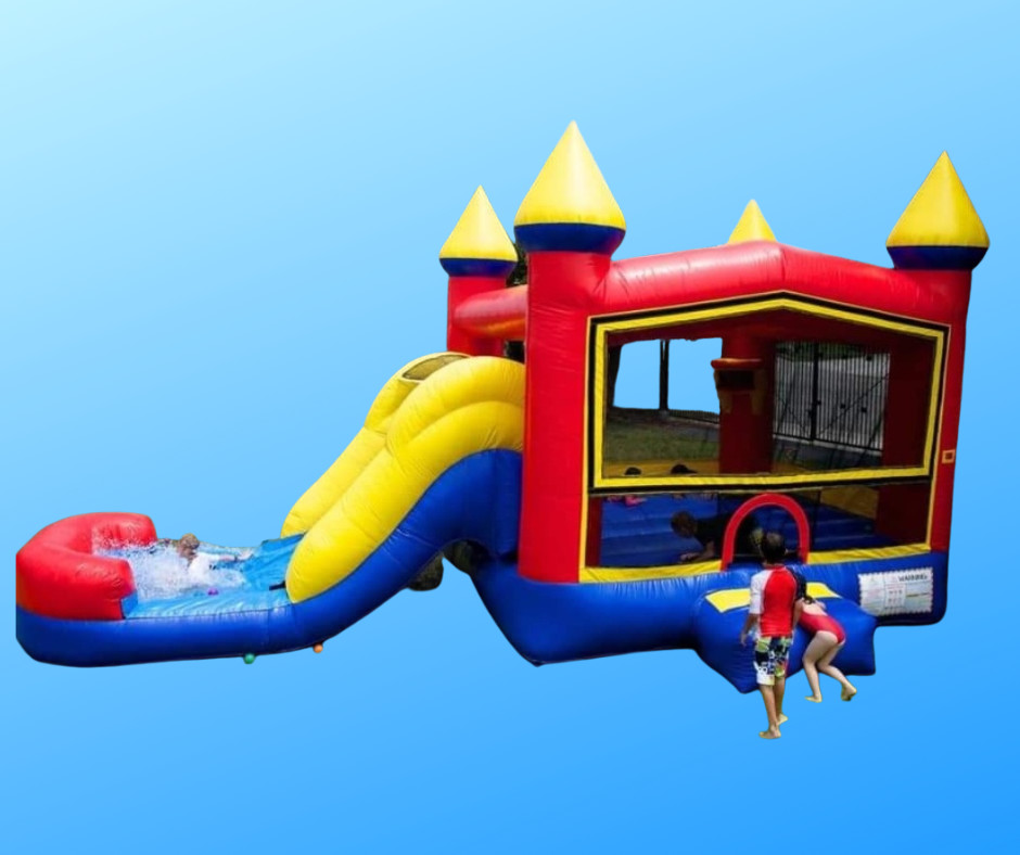 Modern Castle Bounce & Splash Pad - Bounce House Rentals in Danville ...