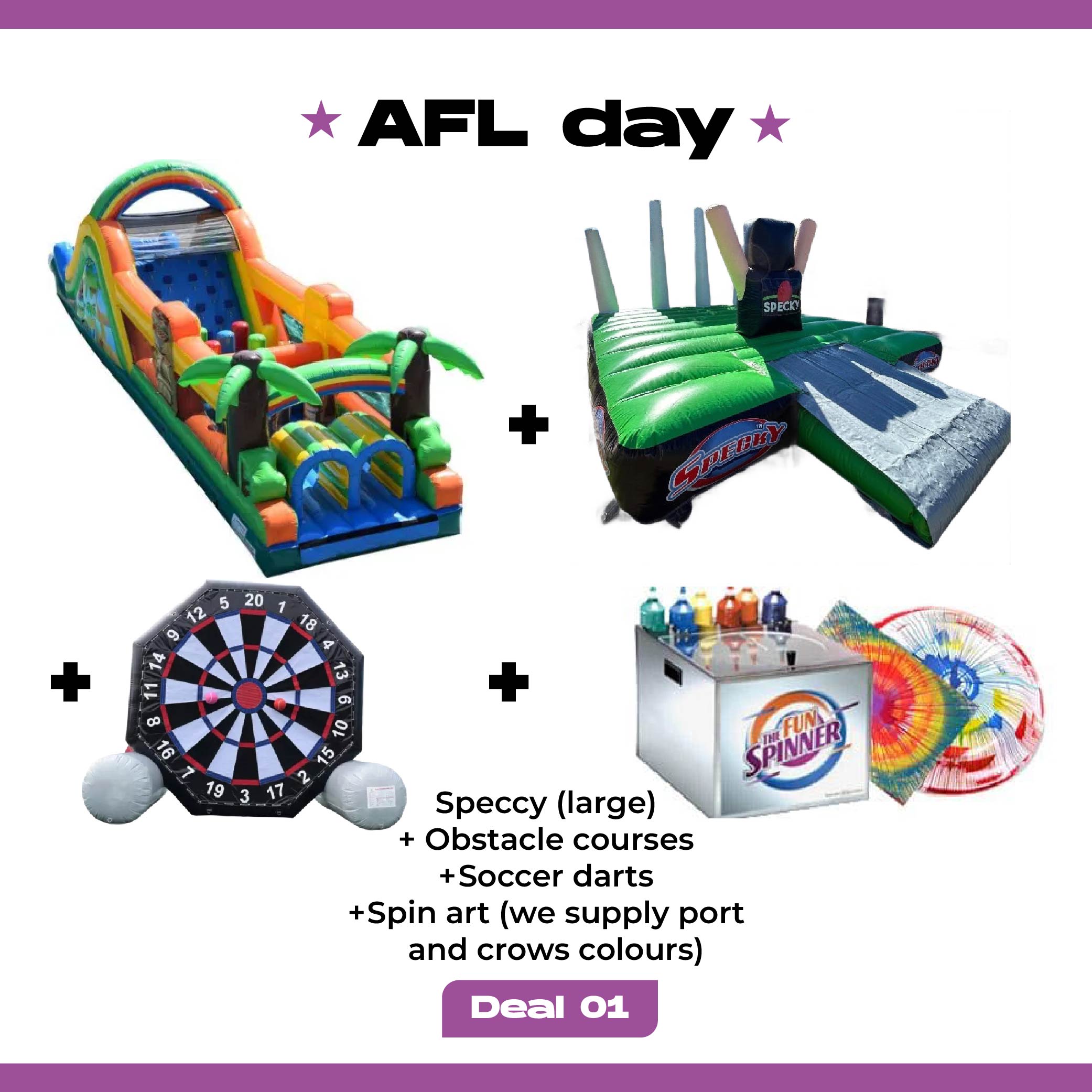 OSHC Inflatable Hire Adelaide Vacation Care & Motor Skill Activities