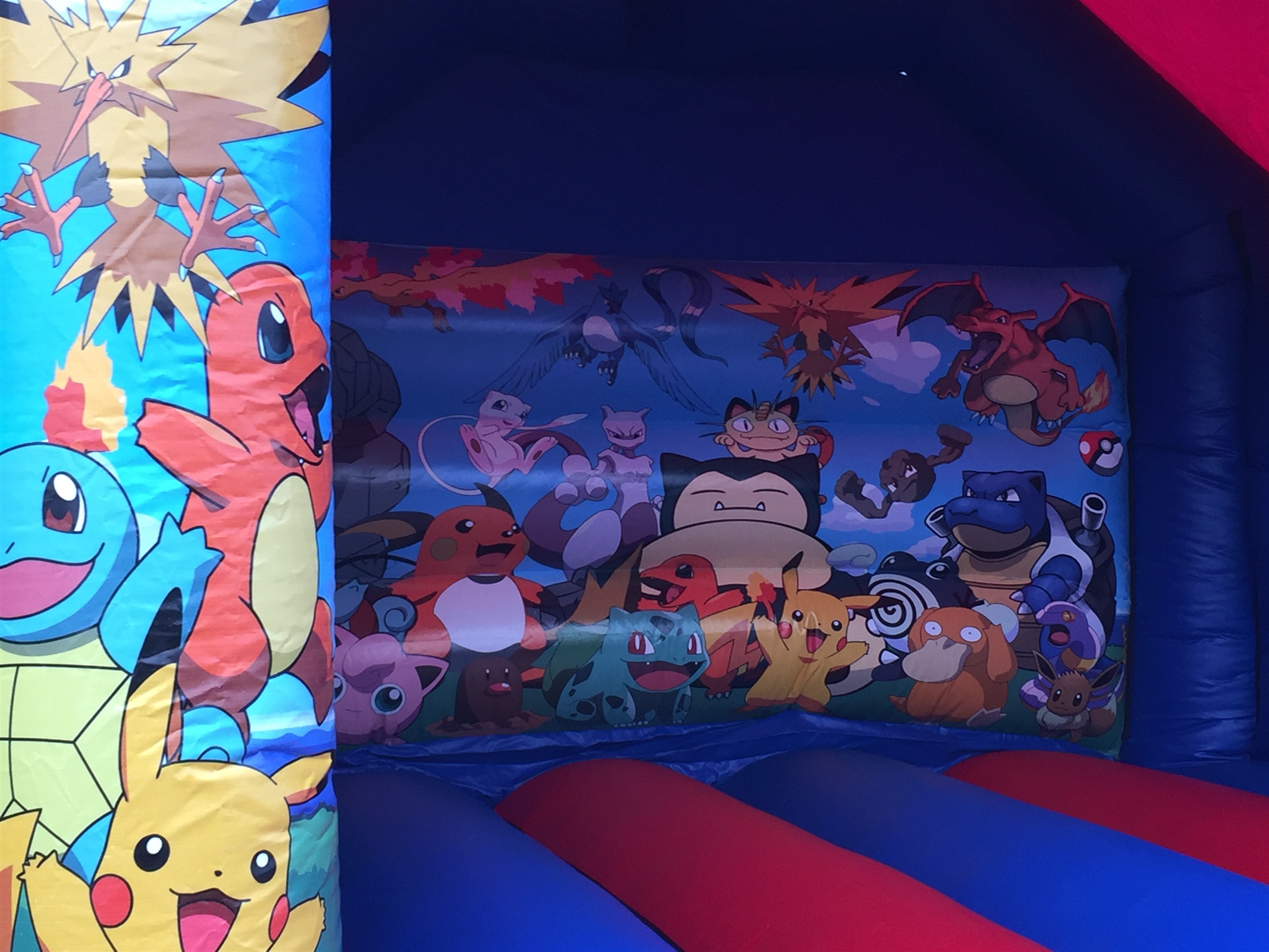 Pokemon Bouncy Castle 12ft X 15 - Bouncy Castle Hire in Liverpool ...