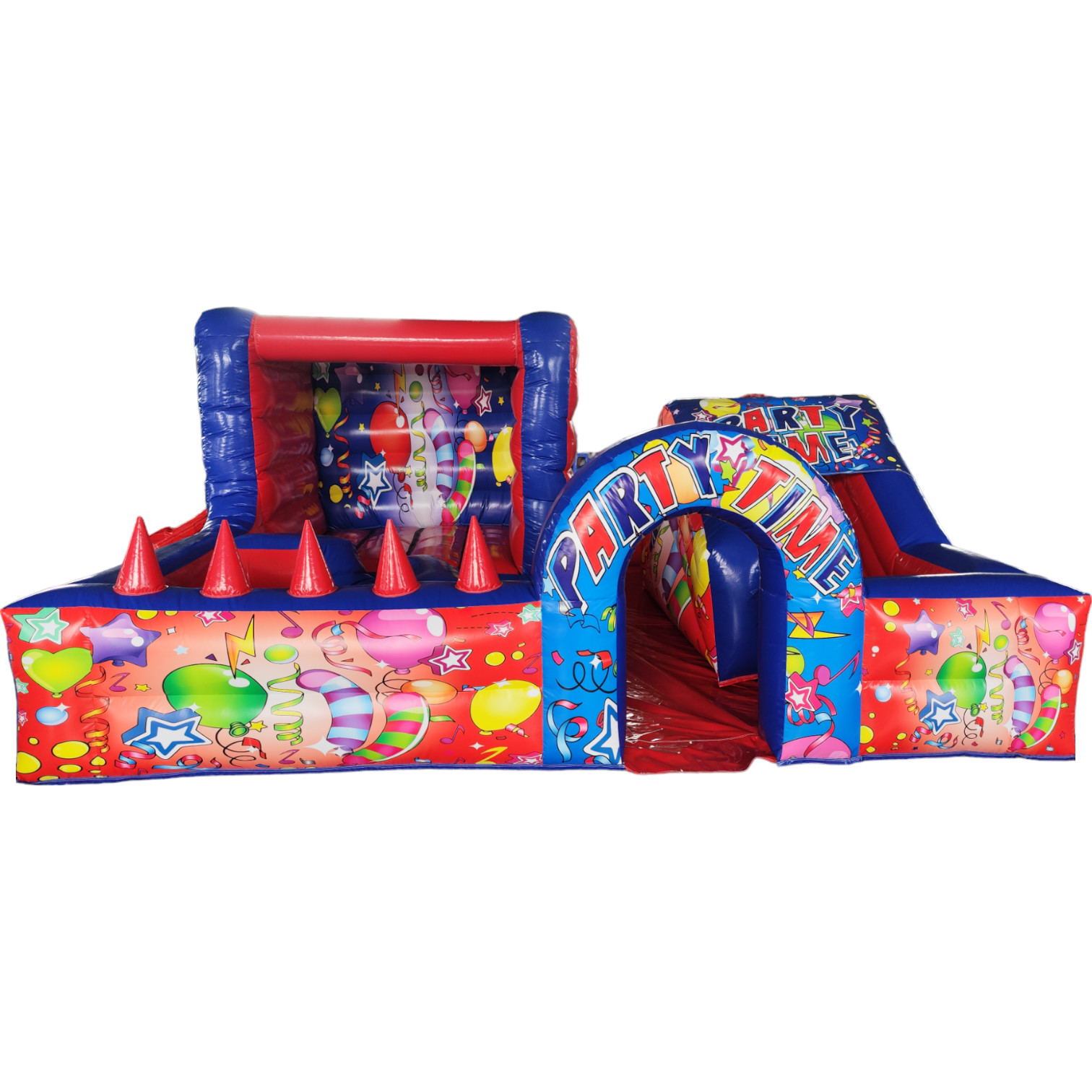 BBOL-116 - 15x15x6.5ft - Playpark - (Red & Blue Partytime) - Bouncy ...
