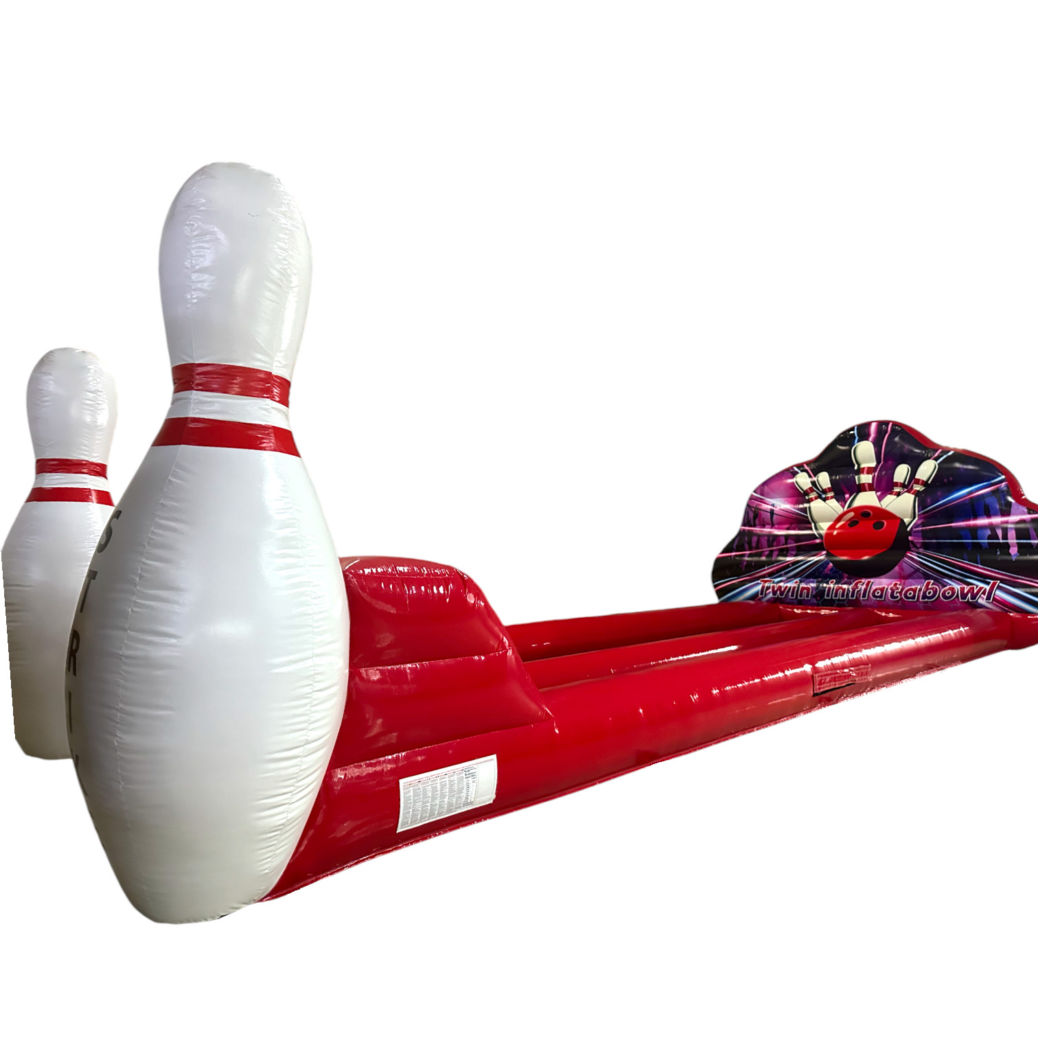 BBOL-292 -7x7x8ft -35x12x15ft - Skittle Bowling Alley Deluxe - (Red ...