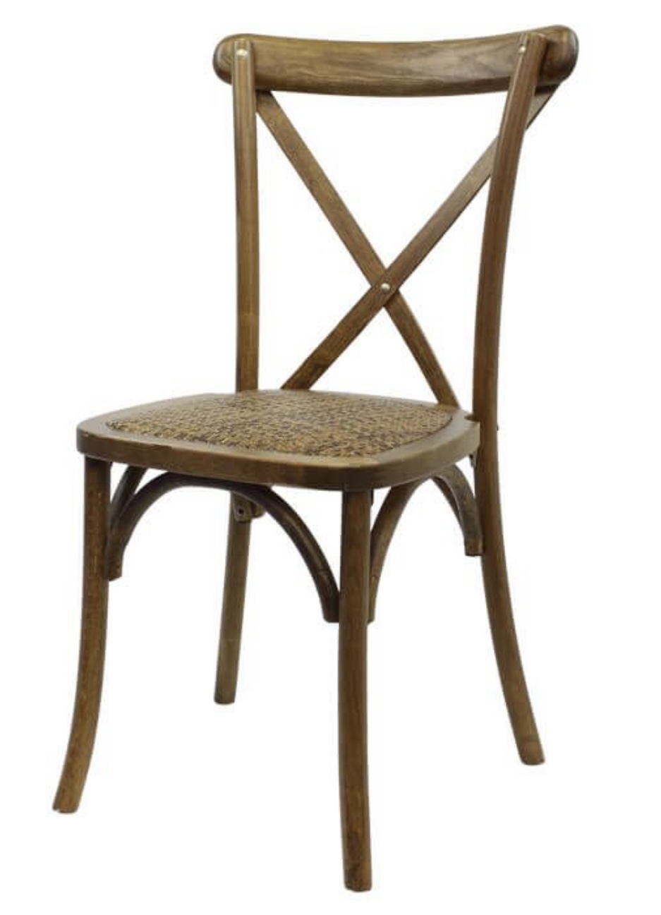 Rustic oak Cross back chairs - Wedding entertainment services in ...