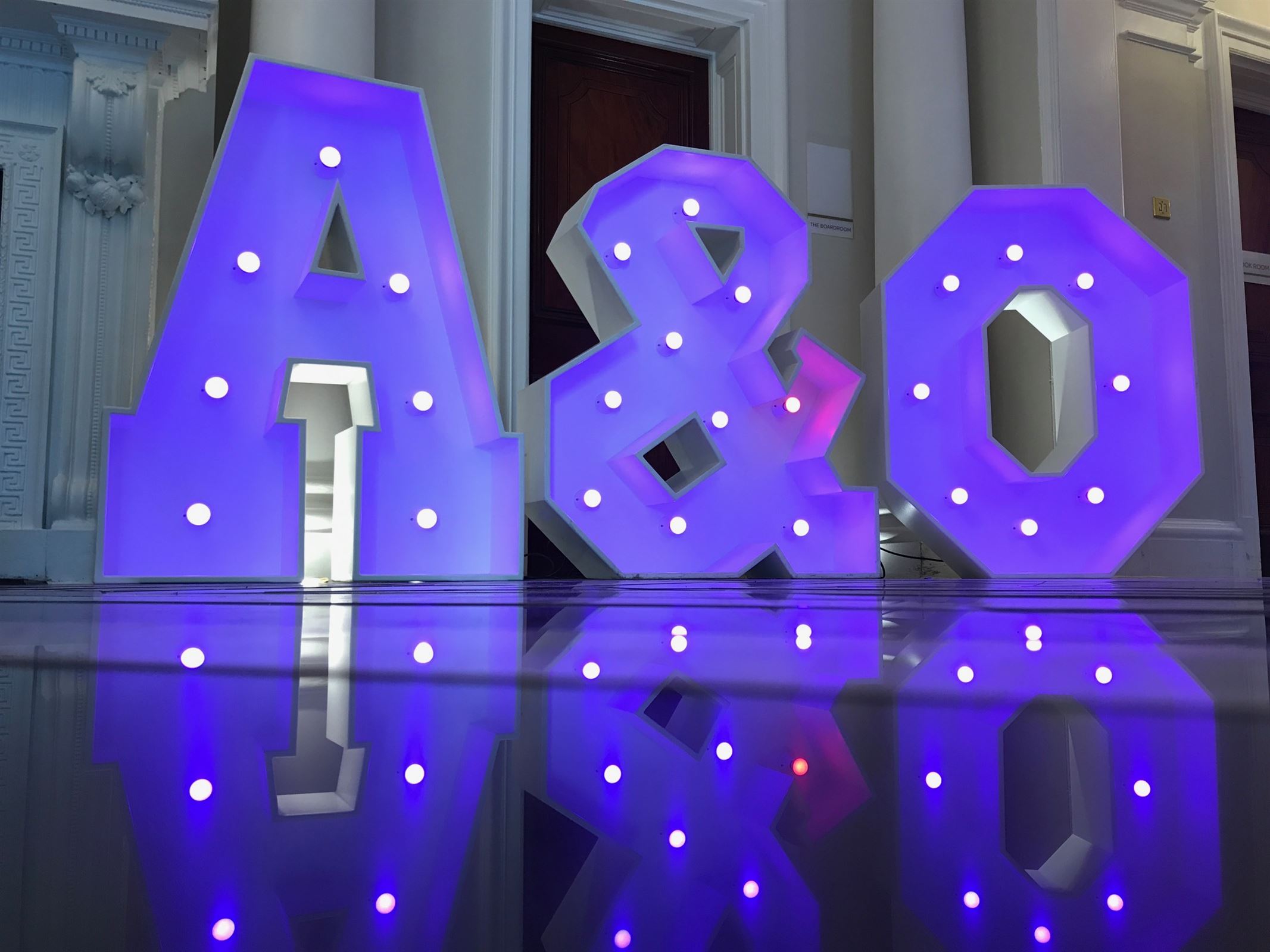 LED Letters | Numbers & Lighting - Event Entertainment in London | We ...