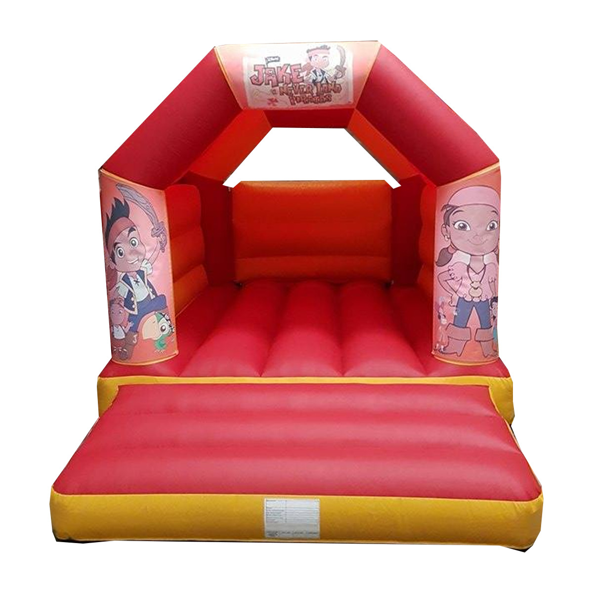Jake and the Neverland Pirates Red & Yellow Bouncy Castle - Bouncy ...
