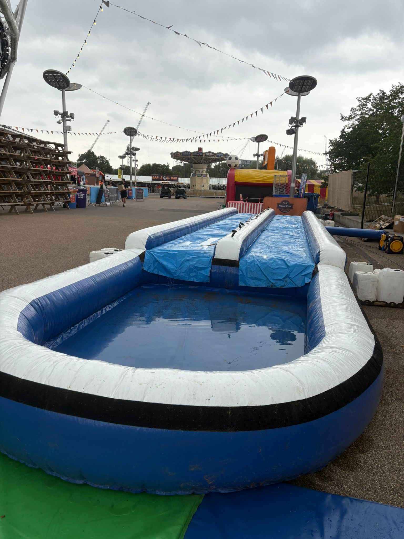 Slip And Slide Water Chute Hire Essex & London, 30ft Long