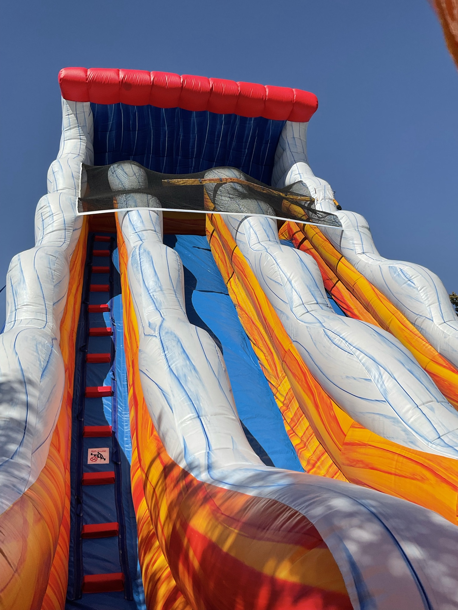 22' Double Lane Water Slide with attached slip-n-slide - Water Slides