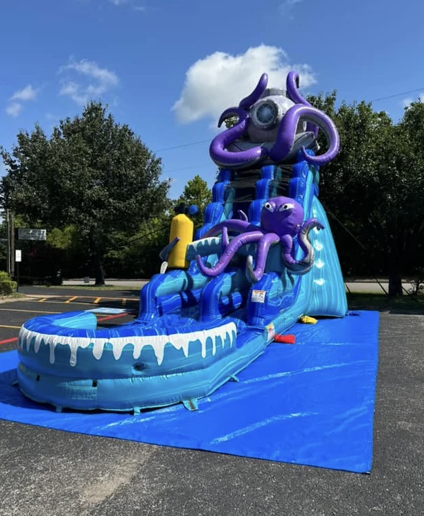 Deep Sea 19ft slide - Bounce House and Water slide Rentals in Willows ...