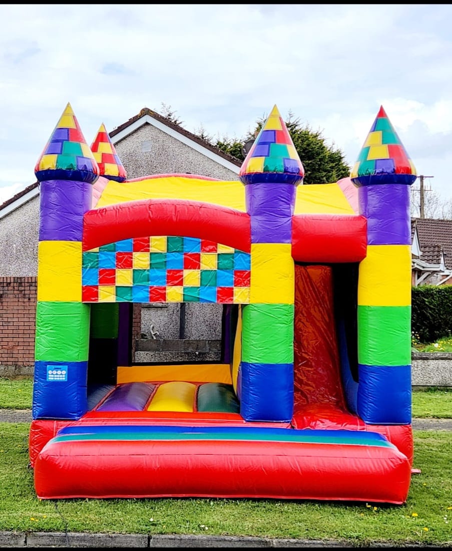 15 x 14ft Block castle with slide* 2nd day hire Free* - Bouncy Castle ...