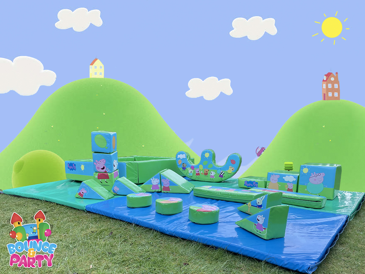 Officially Licensed Peppa Pig Soft play Setup - Hire In Glasgow