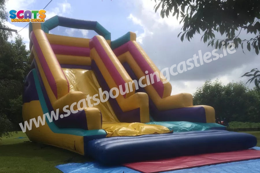 19ft Rainbow Mega Slide - SBC26 - Hire in Wexford | Scats Wexford