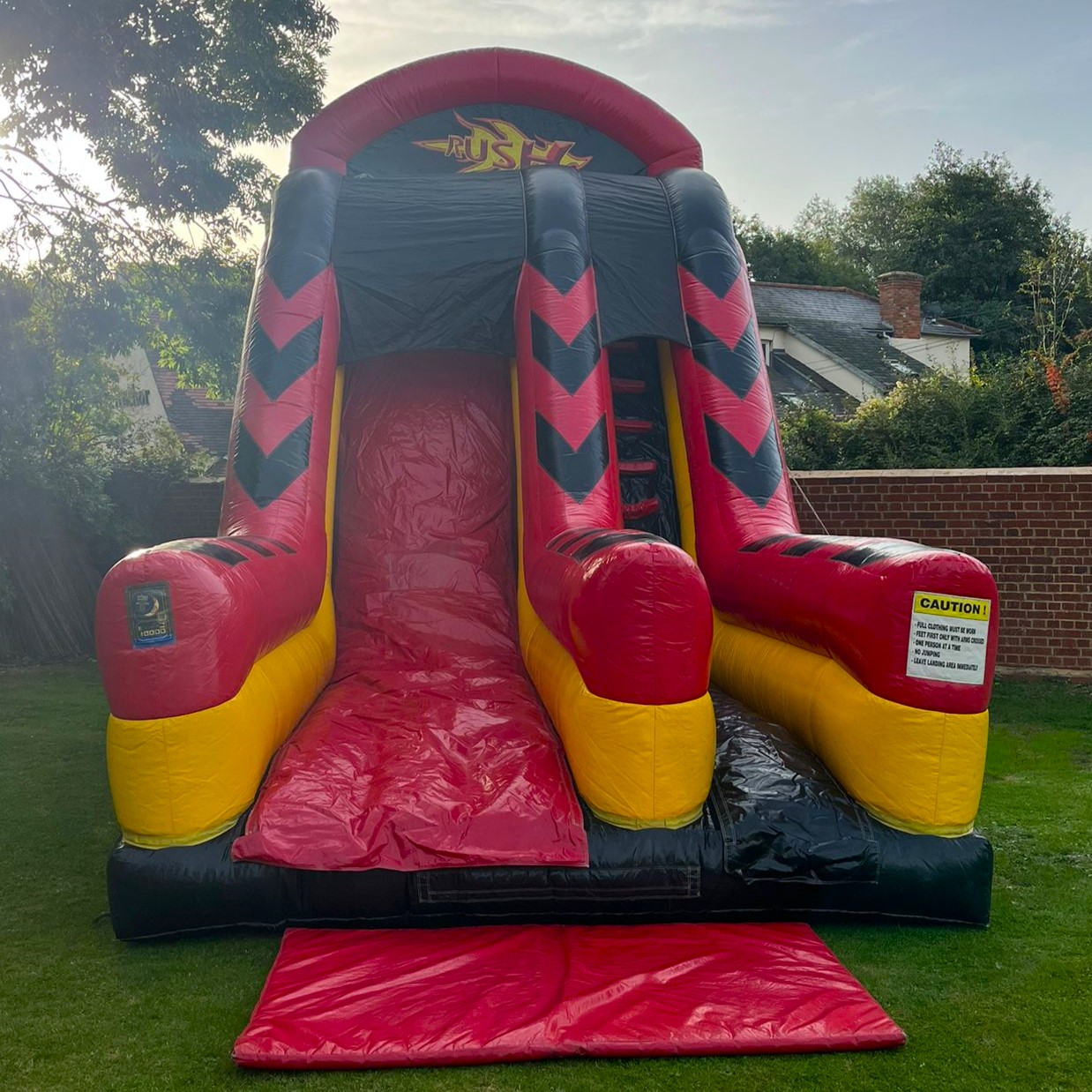 Rush Vertical Giant Inflatable Slide - Inflatable, Bouncy Castle ...