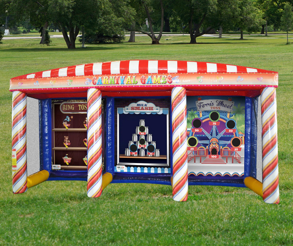 Carnival Inflatable - 3 in 1 - Bouncy Castle Hire in Wangara WA | Perth ...