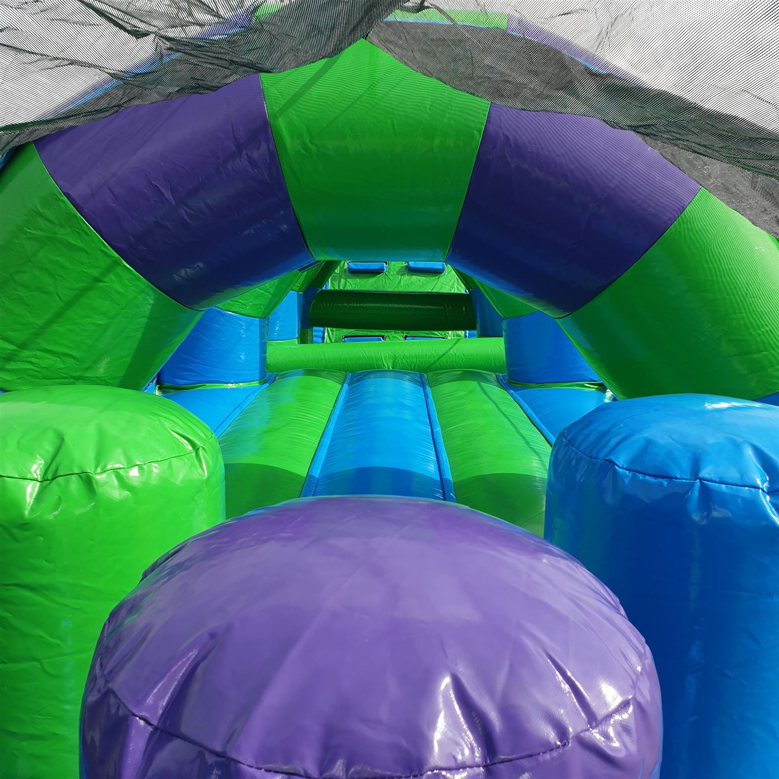 50ft Party themed Assault Course - Bouncy Castle Hire in Crowborough ...