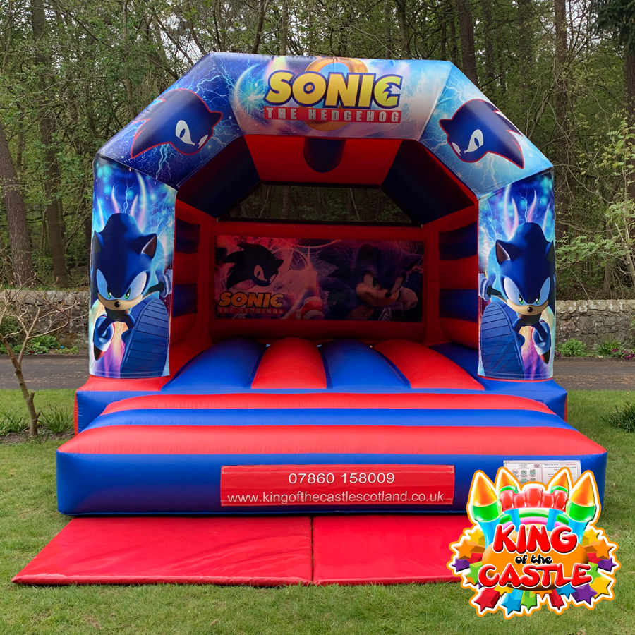 Sonic the Hedgehog Bouncy Castle - Bouncy Castle Hire | Disco Dome Hire ...