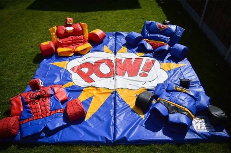 Super Hero Sumo Suits - Bouncy Castle Hire, Hot Tub Hire, Event ...