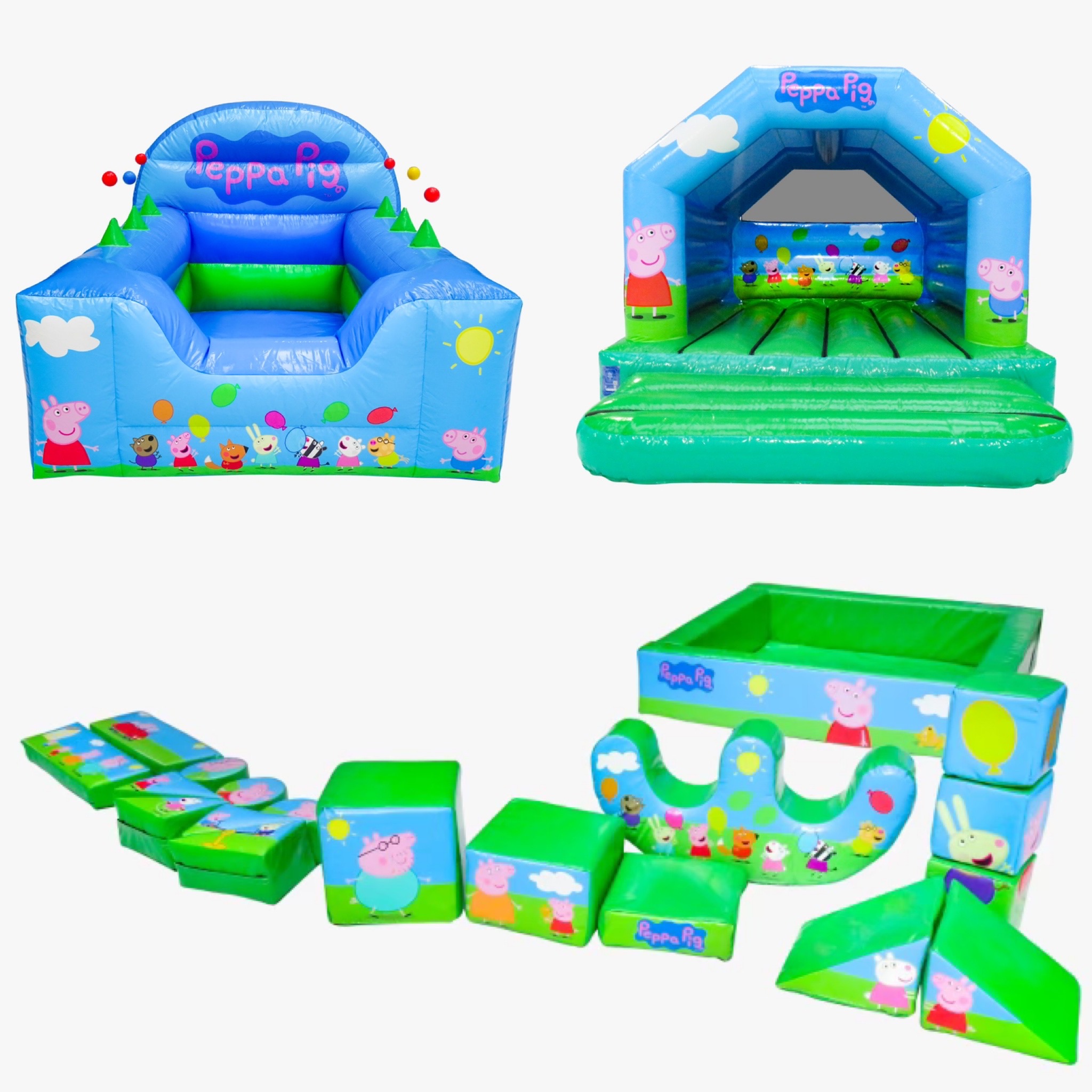 Peppa Pig Deluxe Package - Hire in London | JUMP N JOY INFLATABLES LTD