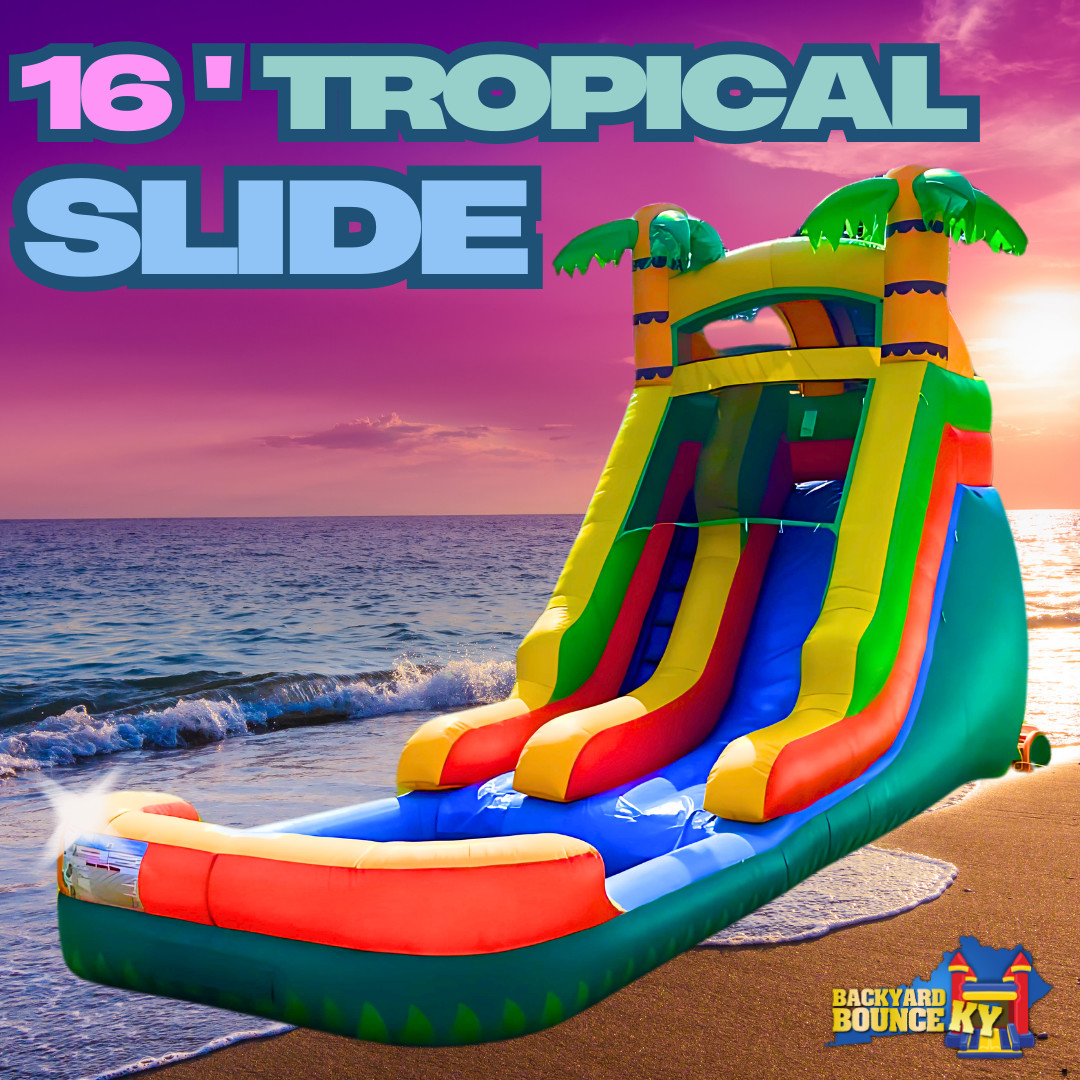 Inflatable Slide Rentals (Dry or Wet) | Backyard Bounce KY