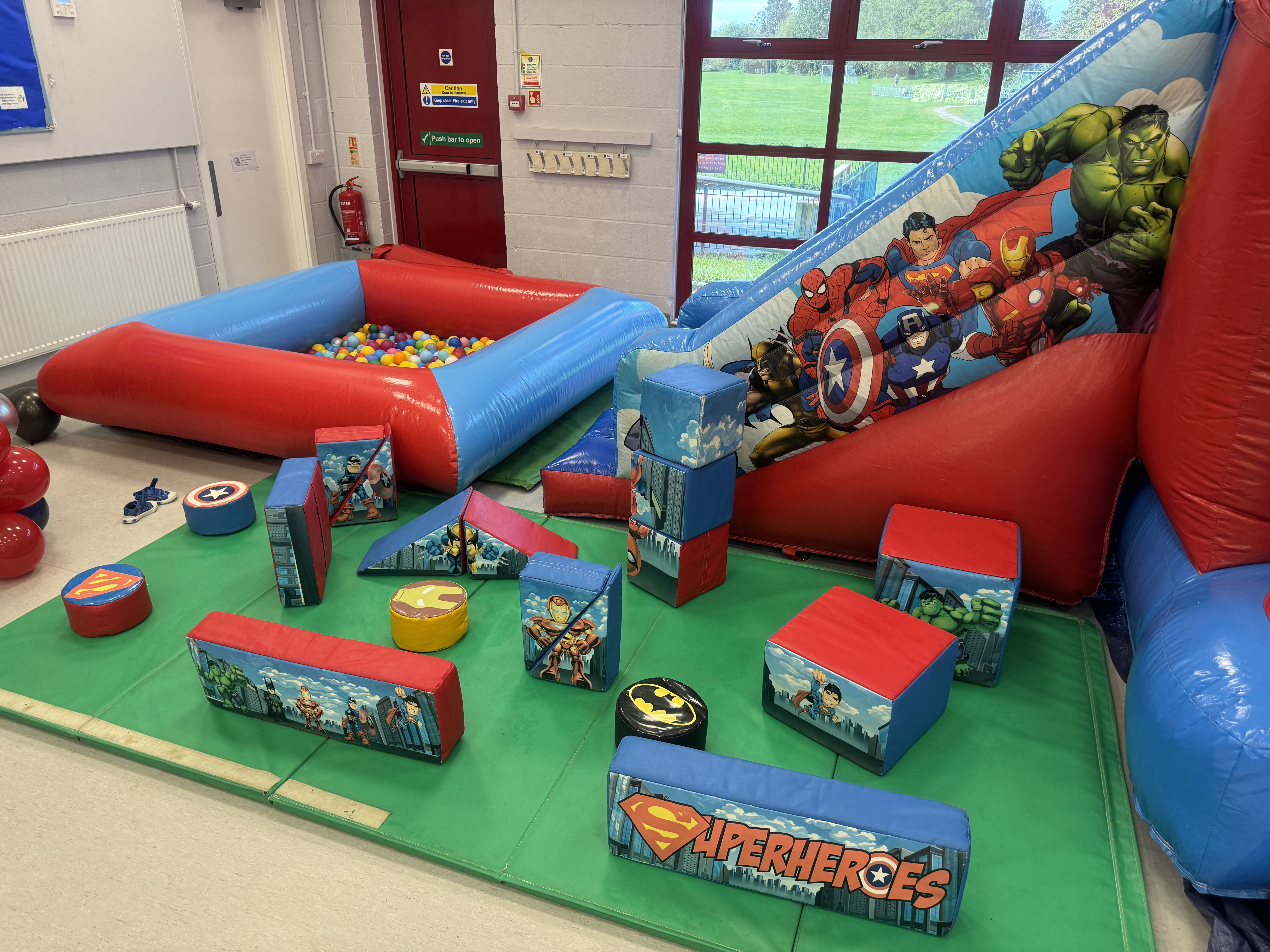 Superhero Slide Package - Bouncy Castle & Softplay Hire, Children's ...