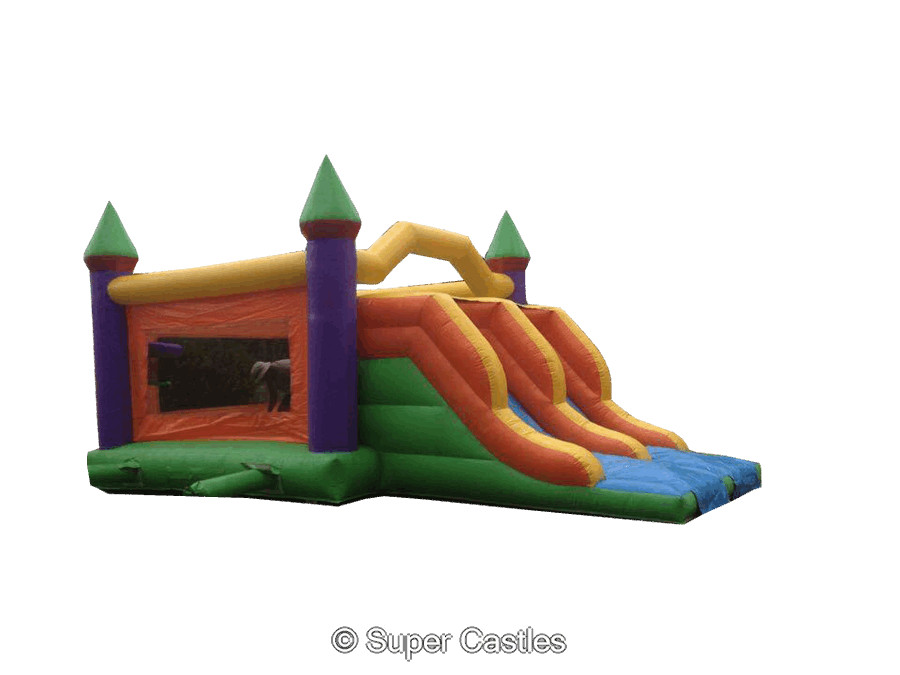 2 Slide Jumping Castle/Slide Combo - Jumping Castle Hire Brisbane ...