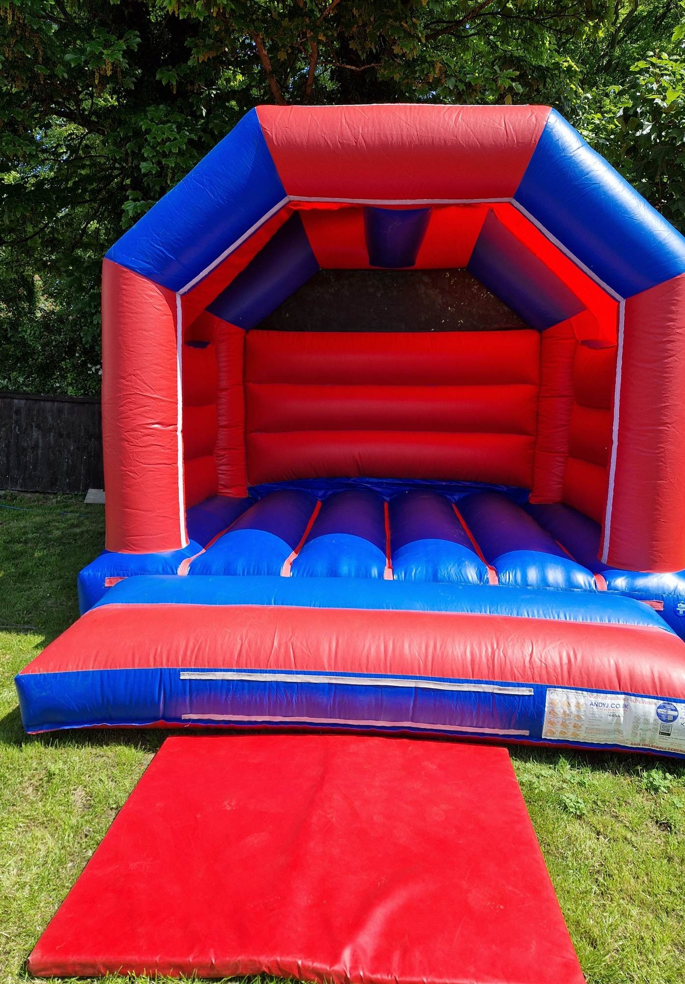 Red A Frame - Hire in Lincoln | Lincs bounce