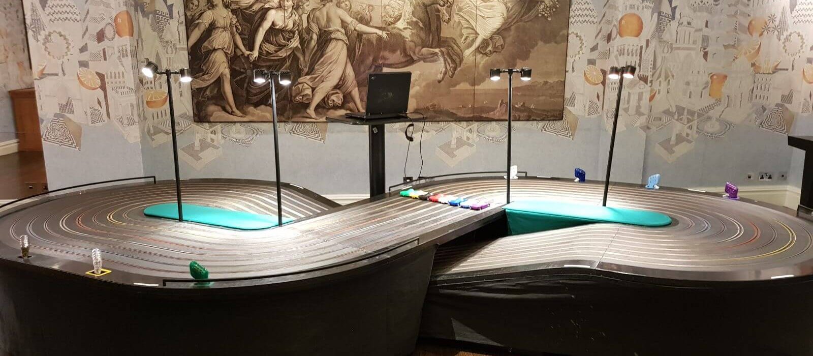 Scalextric 6 Lane race track - Corporate entertainment and games hire ...