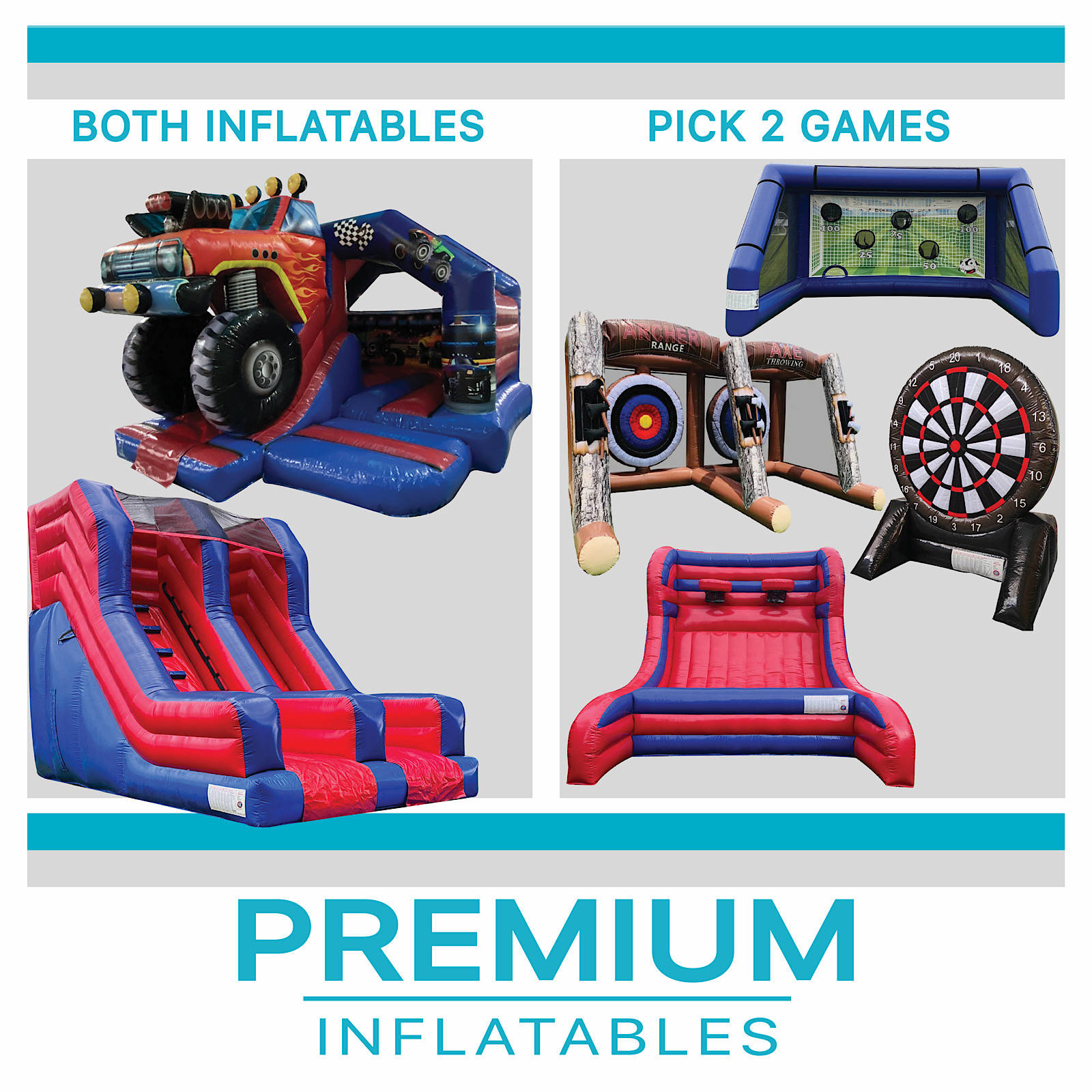 Promotional Inflatable Packages | Obstacle Courses, Mega Slides & More
