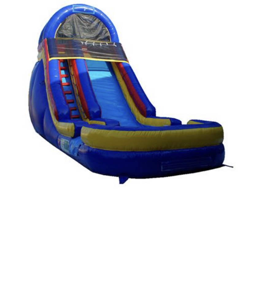 18 ft Blue Water Slide - Bounce House Rental, Water slide Rental. in ...