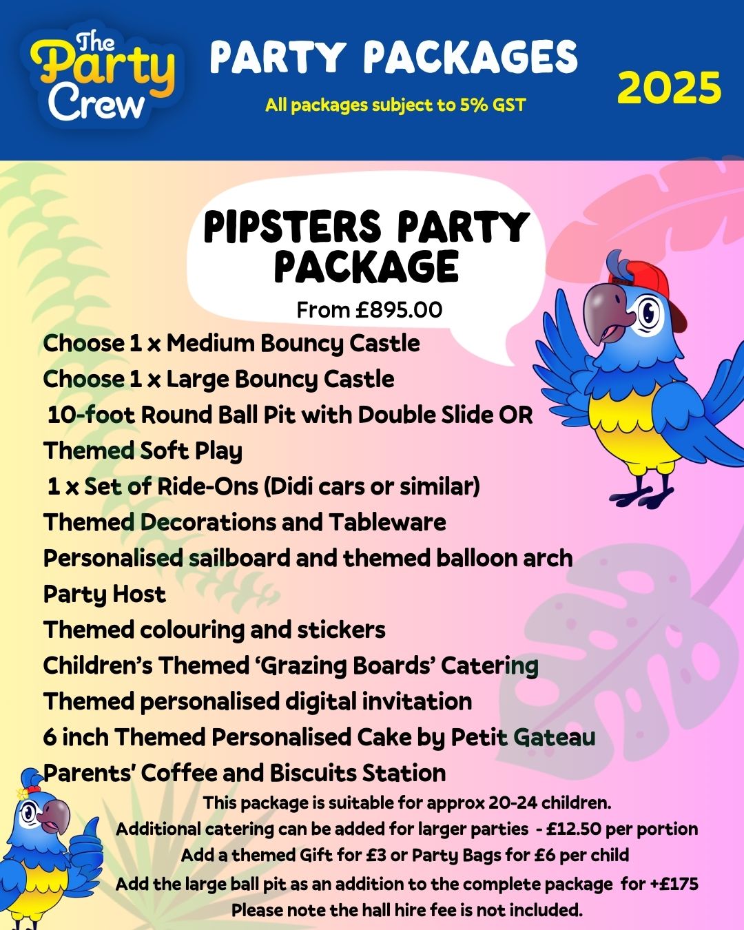 ALL Locations - Party Packages 2025 - Bouncy Castle, Party Hire ...