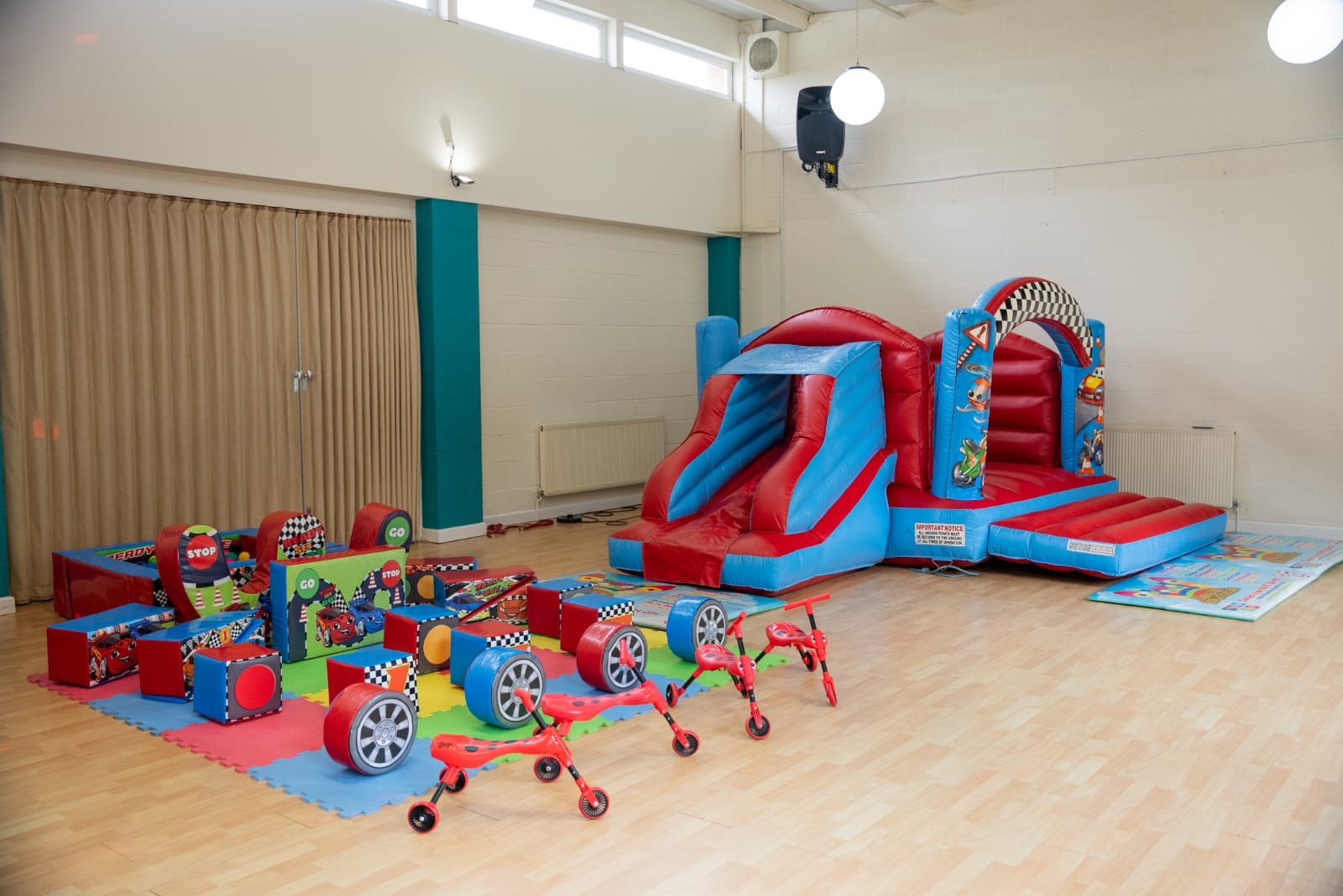 Indoor Cars Bouncy Castle & Soft Play - Bouncy Castle Hire in Birmingham, Coventry, Sutton ...