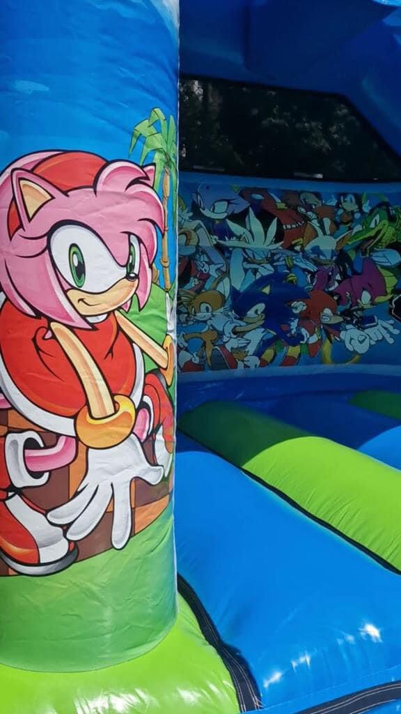 Sonic bouncy castle hire London
