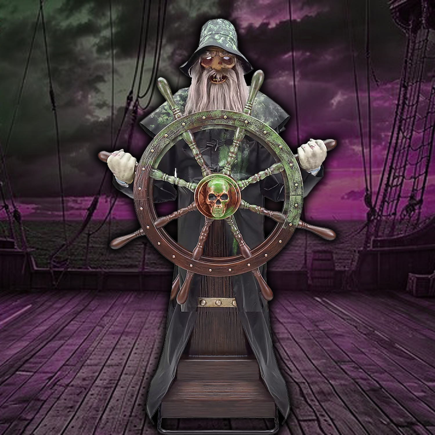 6ft Ghost Captain Animatronic - Hire in Nationwide, UK, England, Whole ...