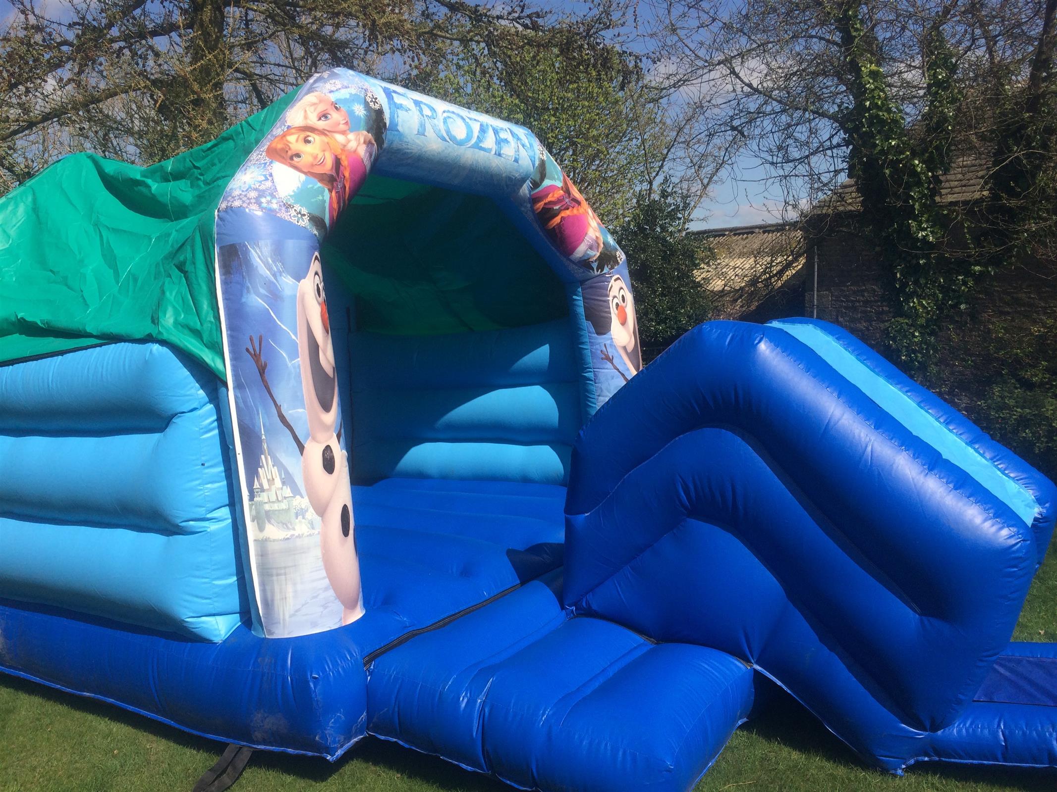 FROZEN SLIDE COMBI - Bouncy Castle Hire in Leeds, Bradford, Halifax ...