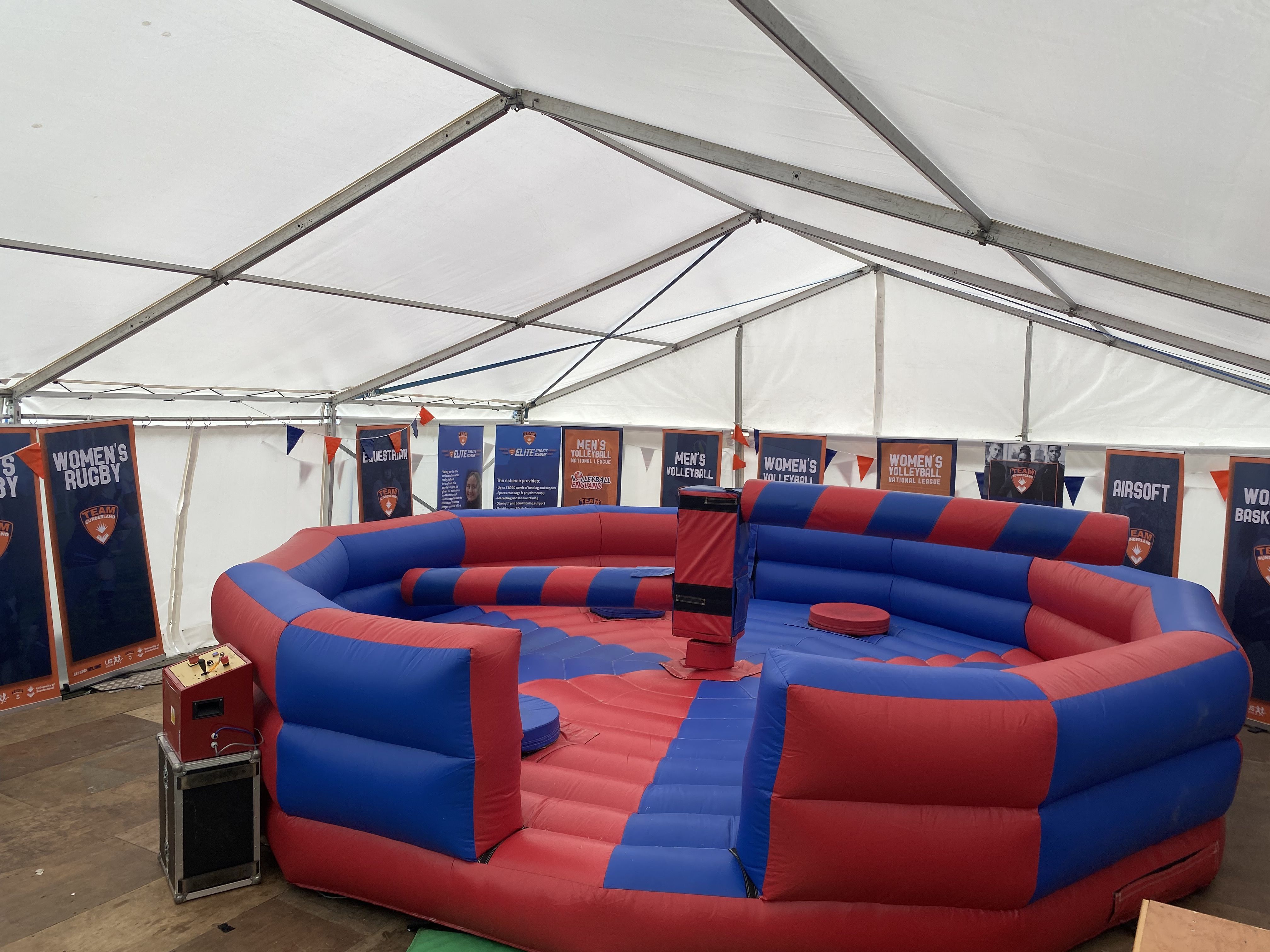 total Wipeout/ sweeper arm 21ft Bed - Bouncy castle, inflatables, and ...