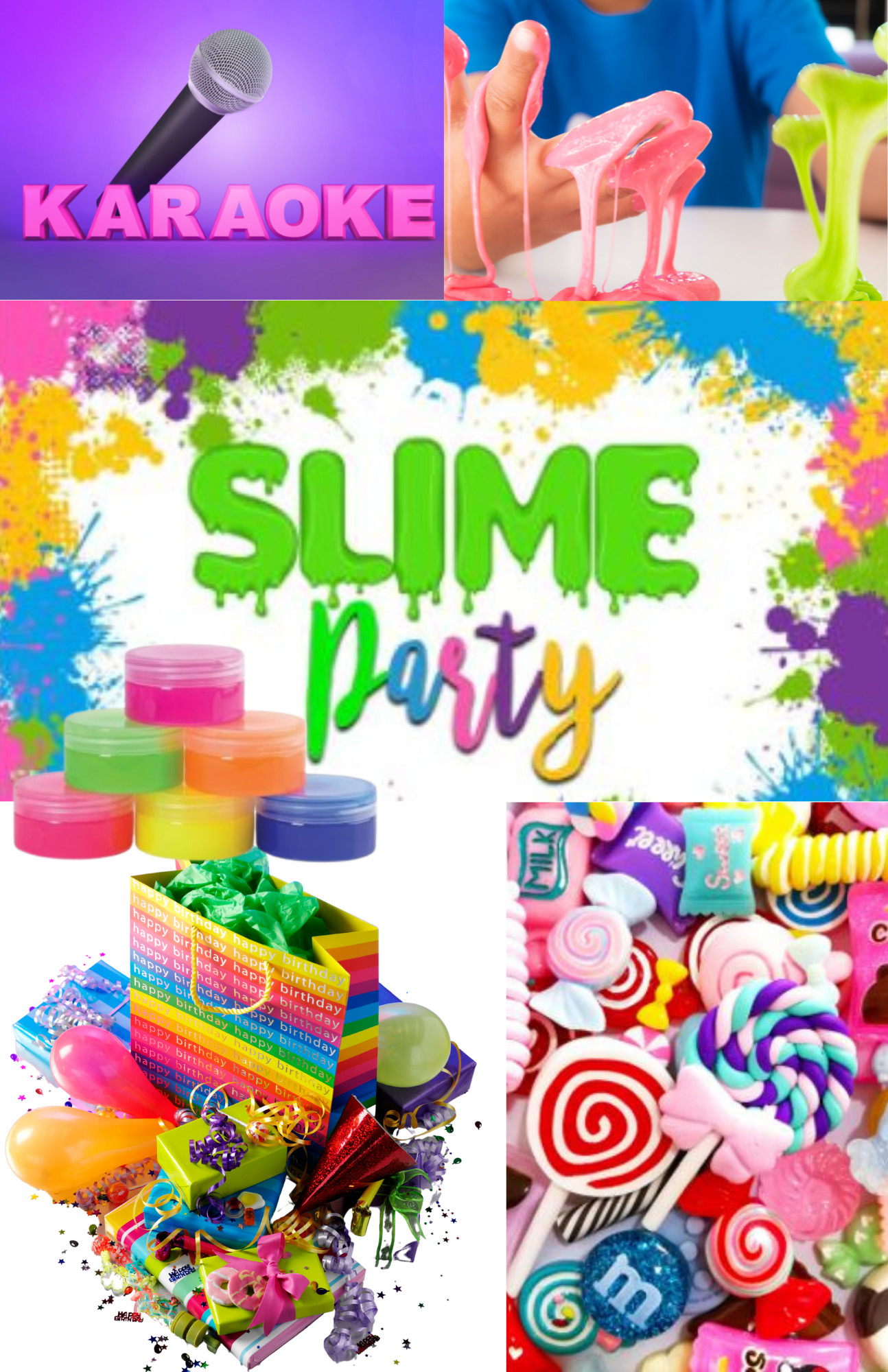 Slime Birthday Party Package | Slime Party Package
