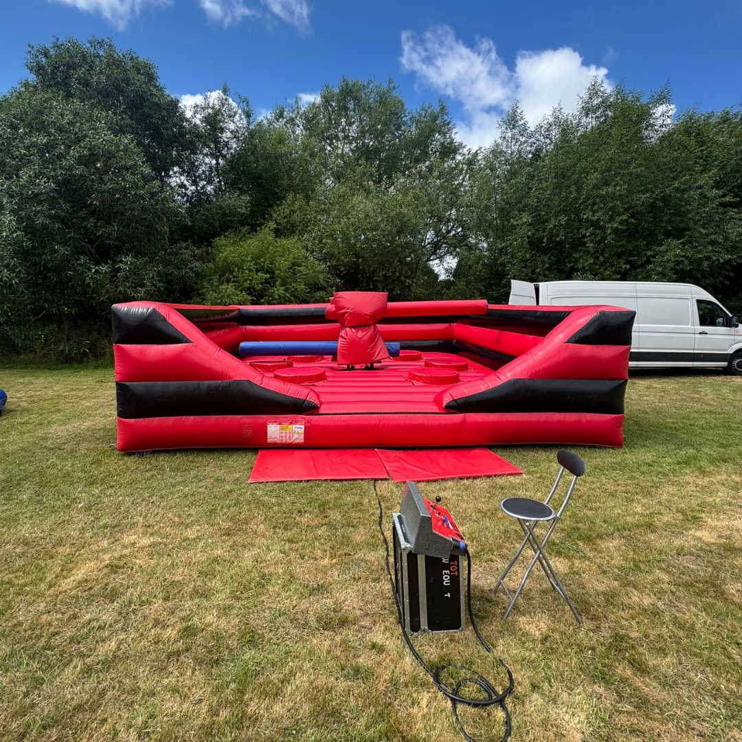 Total Wipeout Last Man Standing Sweeper Corporate Inflatable hire