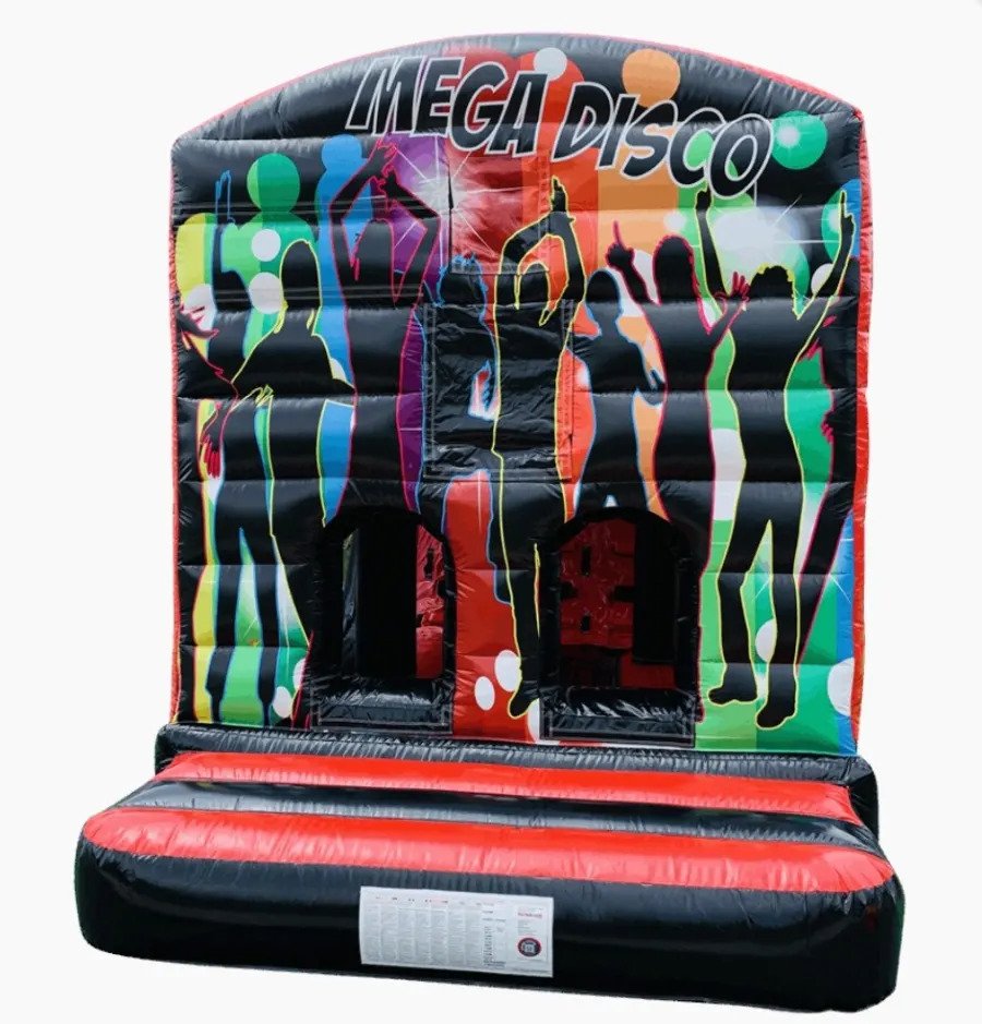 Deluxe Adult Disco Fun Run 28ft - Inflatable, Bouncy Castle ...