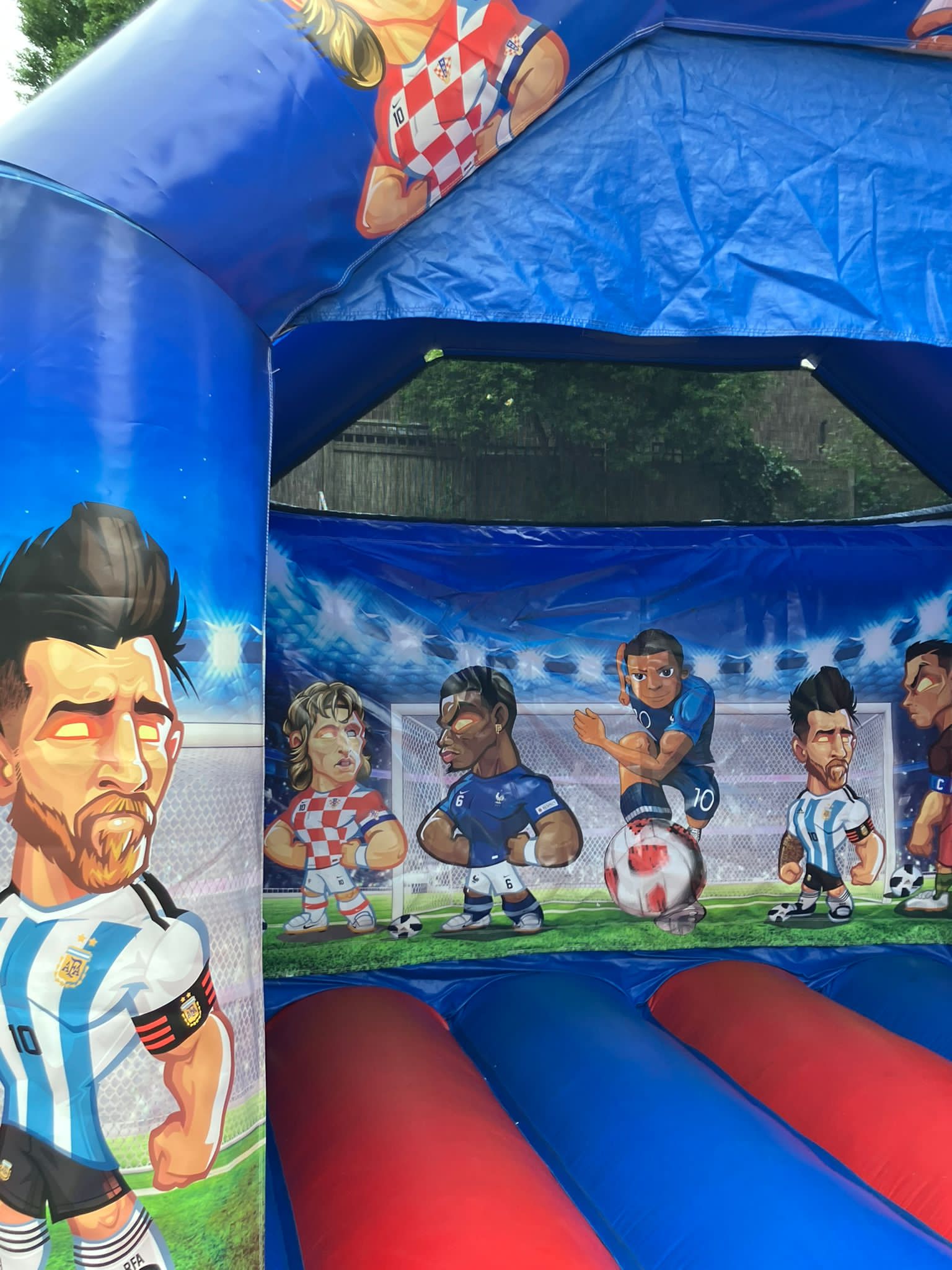 Football bouncy castle hire London