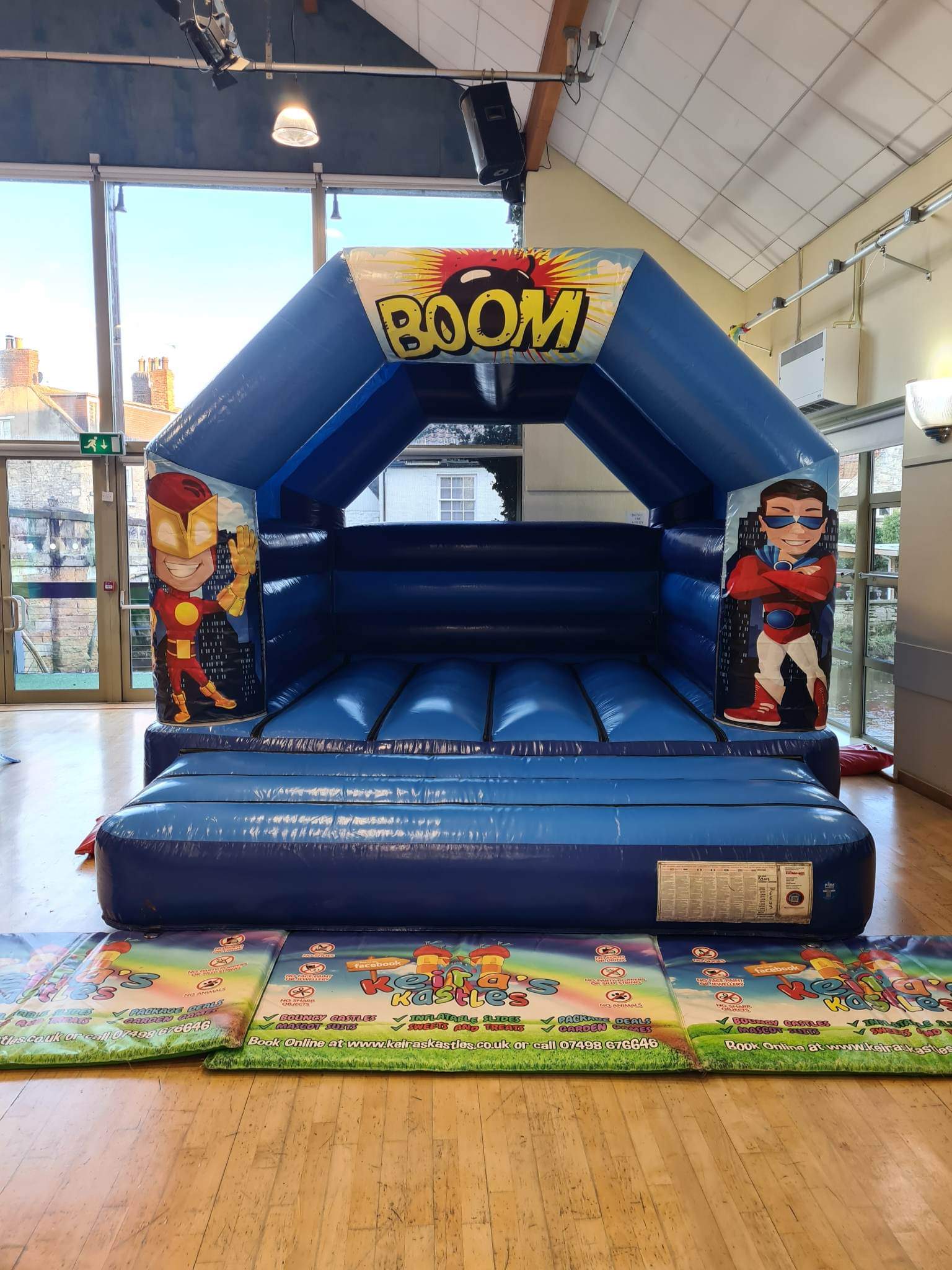 BOOM Blue Bouncy Castle - Bouncy Castle Hire in North Yorkshire ...