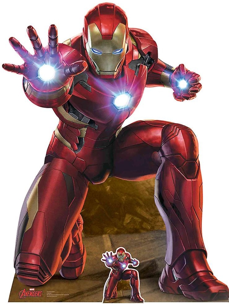IRON MAN. Full size cardboard cutout. - Bouncy Castle Hire in London ...