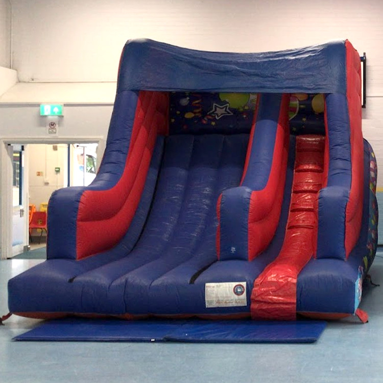 Medium Inflatable Party Time Slide - Inflatable, Bouncy Castle ...