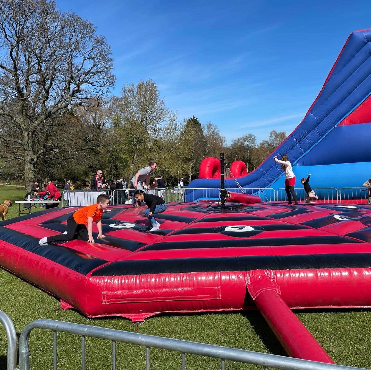 26ft x 26ft Adult/Older Children Last Man Standing Wipeout Sweeper inc ...