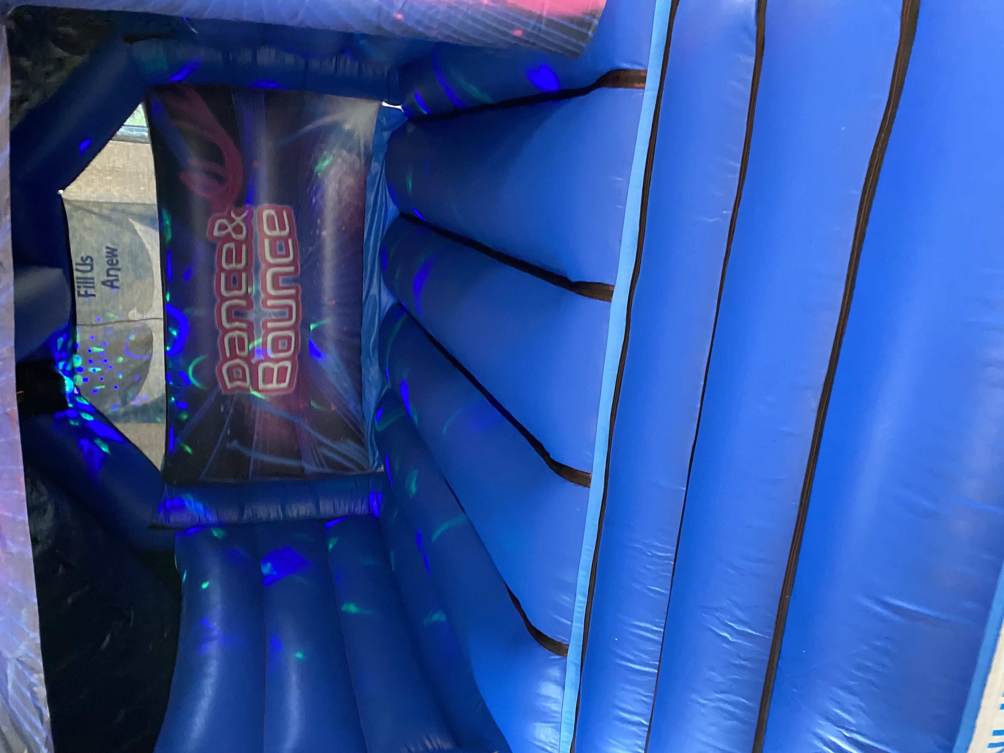 Dance & Bounce Bouncy Castle (With Disco Light & Music Player) - Hire ...