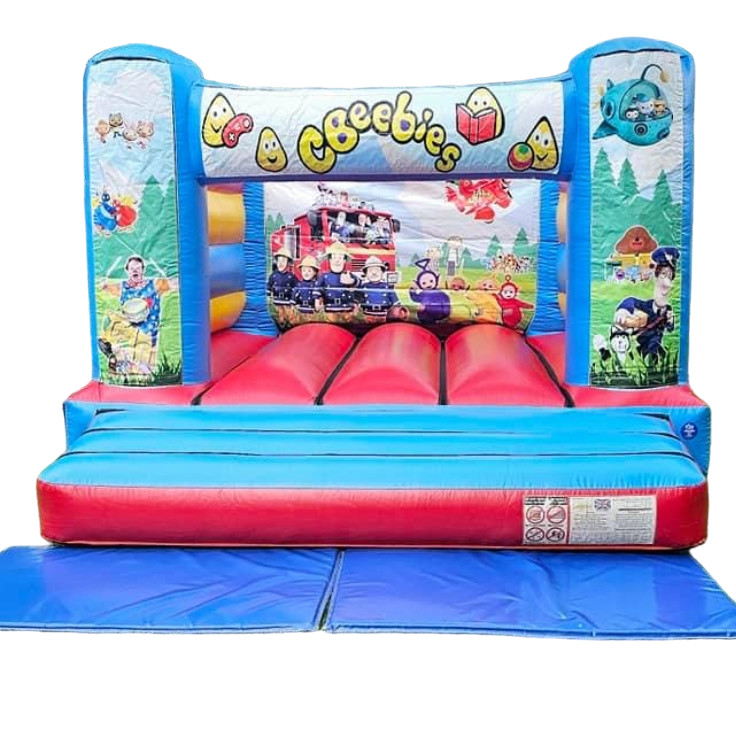 cbeebies bouncy castle 12x10ft - Hire in Bournemouth | JM bouncy castles