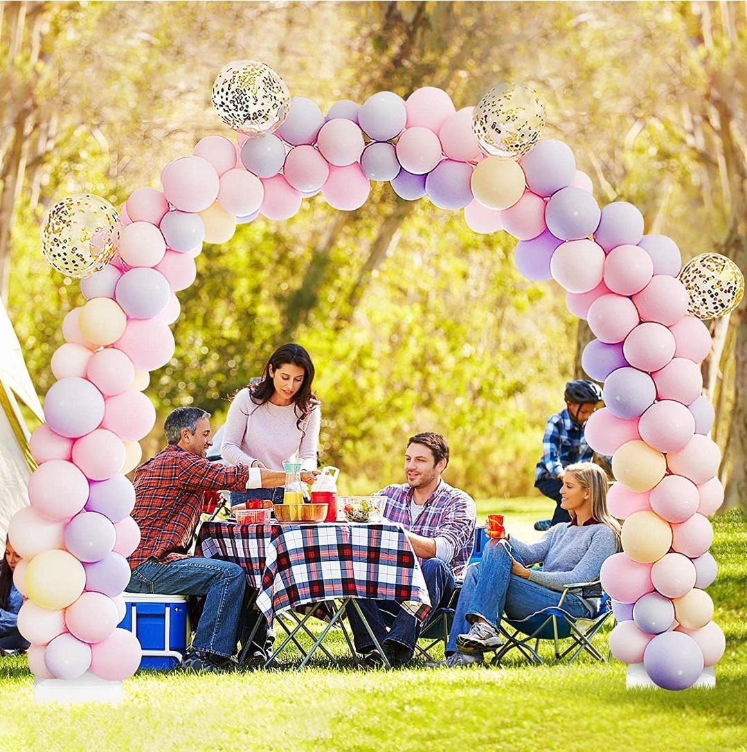 Balloon Arch sturdy Stand. 7.8ft h x 7.8ft w. - Bouncy Castle Hire in ...