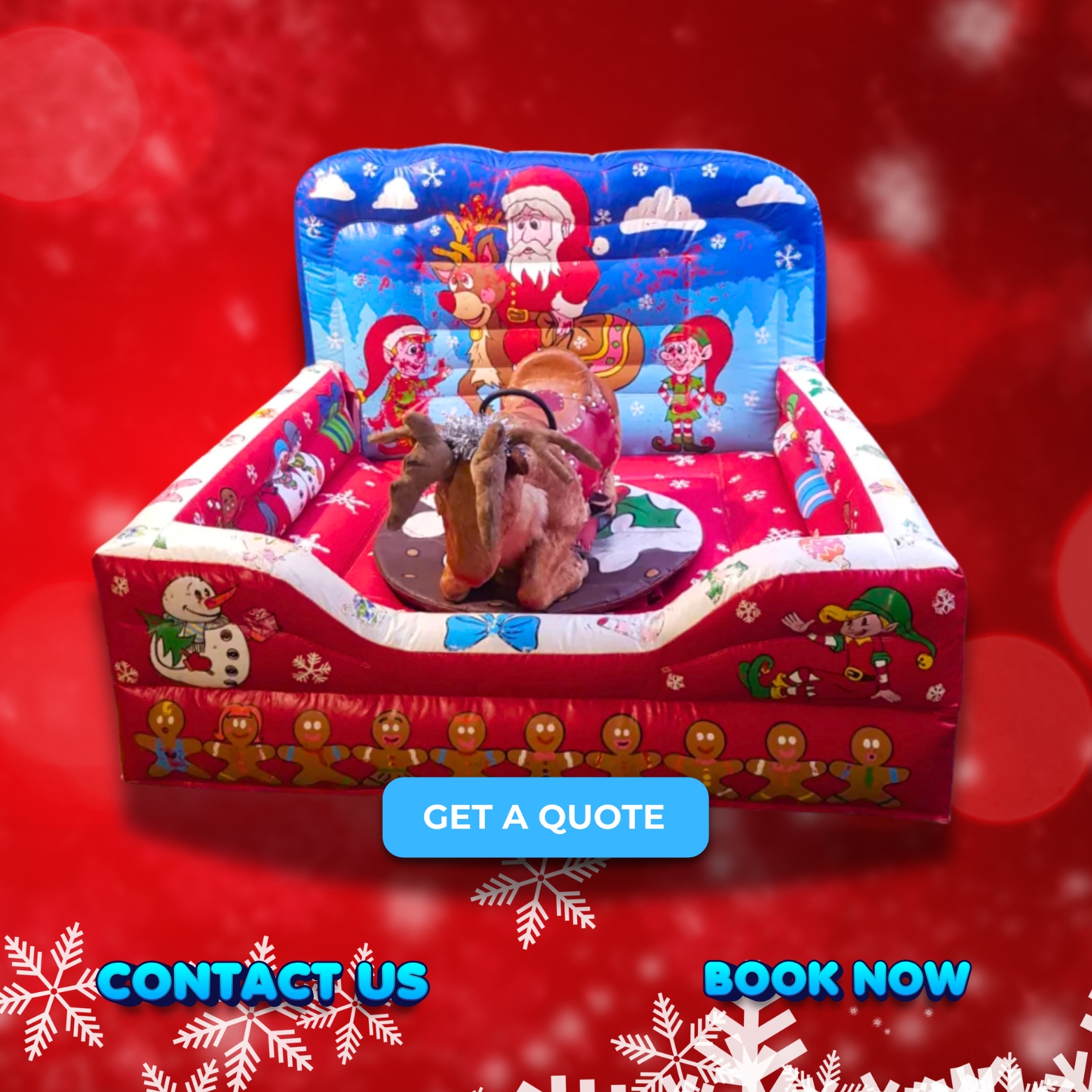 Childrens Rodeo Reindeer Hire,Christmas Rodeo Reindeer Rental,London