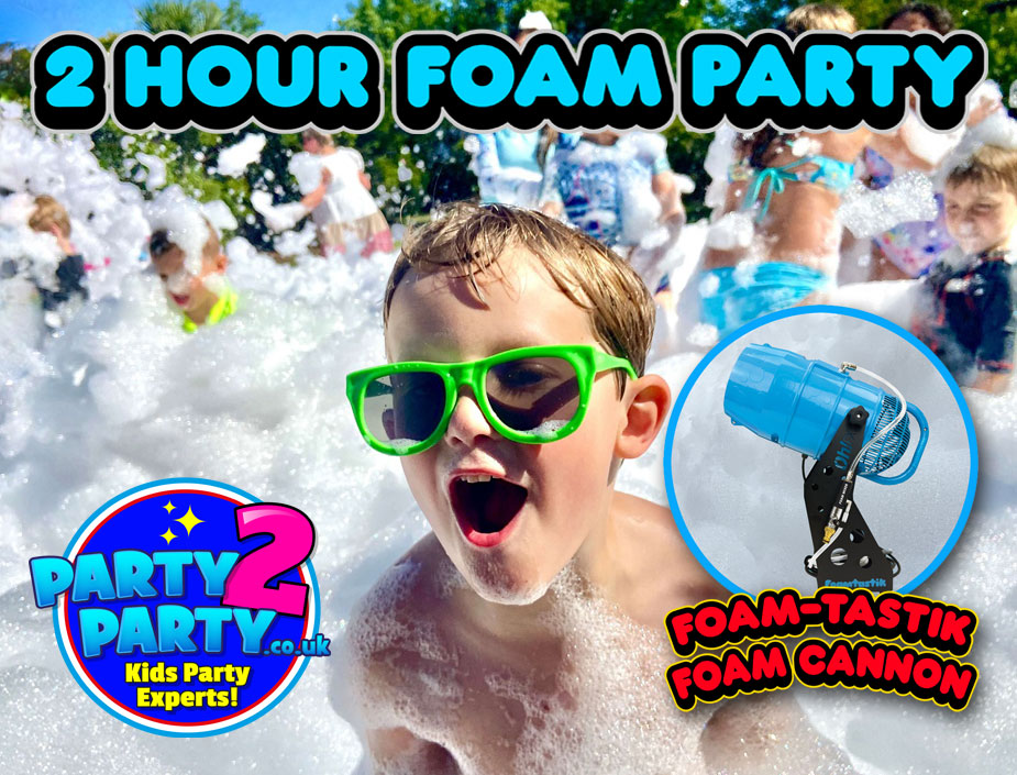 Foam Cannon Party Hire Throughout The East Midlands - Party2Party