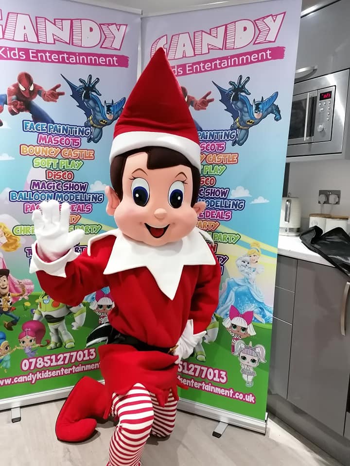 Disco And Elf Mascot