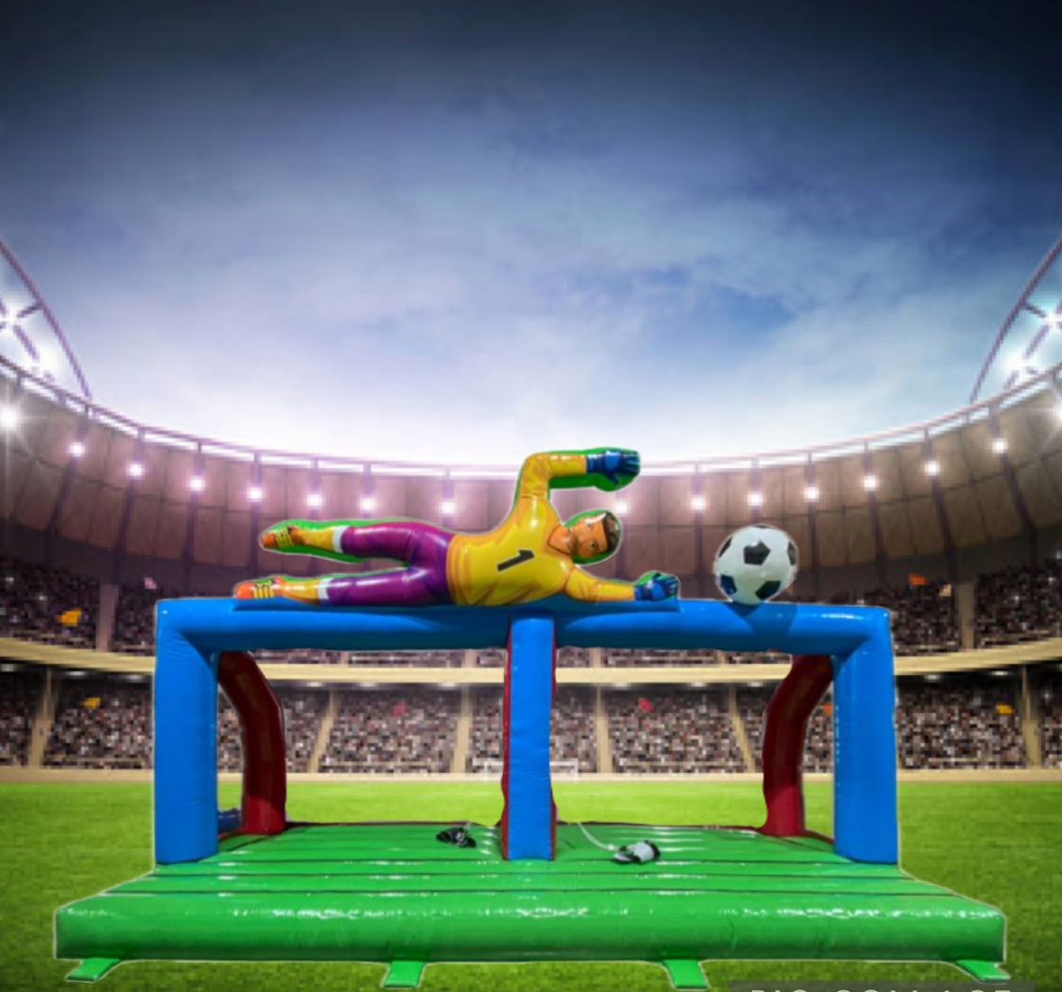 3D Football Bungee - Bouncy Castle Hire in Bromley Croydon South East ...