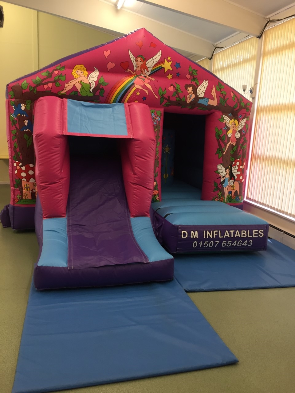 Fairy Theme Bouncy Castle & Slide - Bouncy Castle Hire in Louth ...